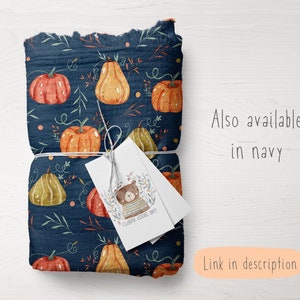 Boho Fall Pumpkin Seamless Pattern File Autumn Repeat Pattern for ...