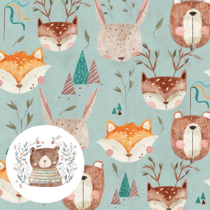 Woodland Patterns - Etsy