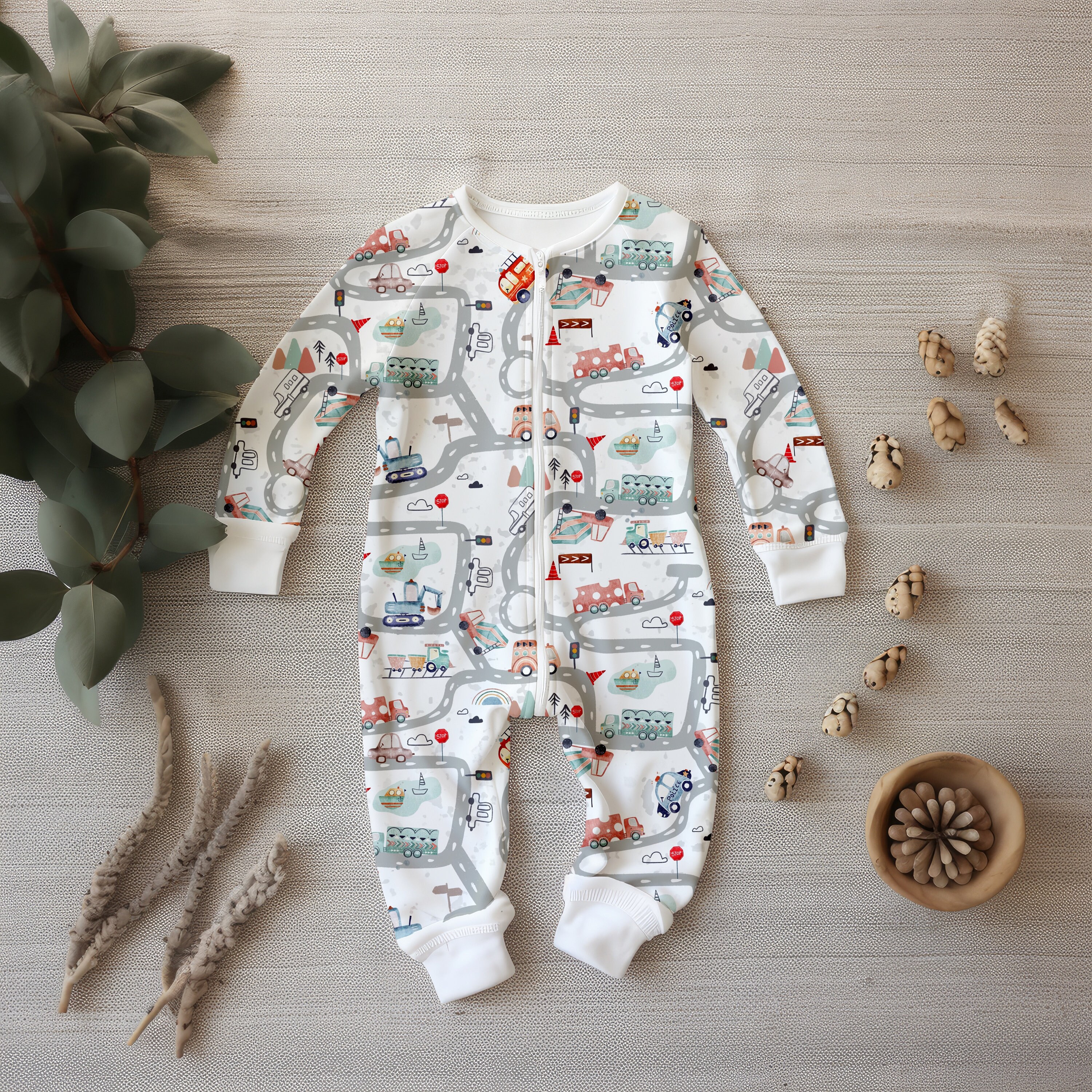Construction Seamless File City Map Repeat Pattern Baby Boy Seamless ...