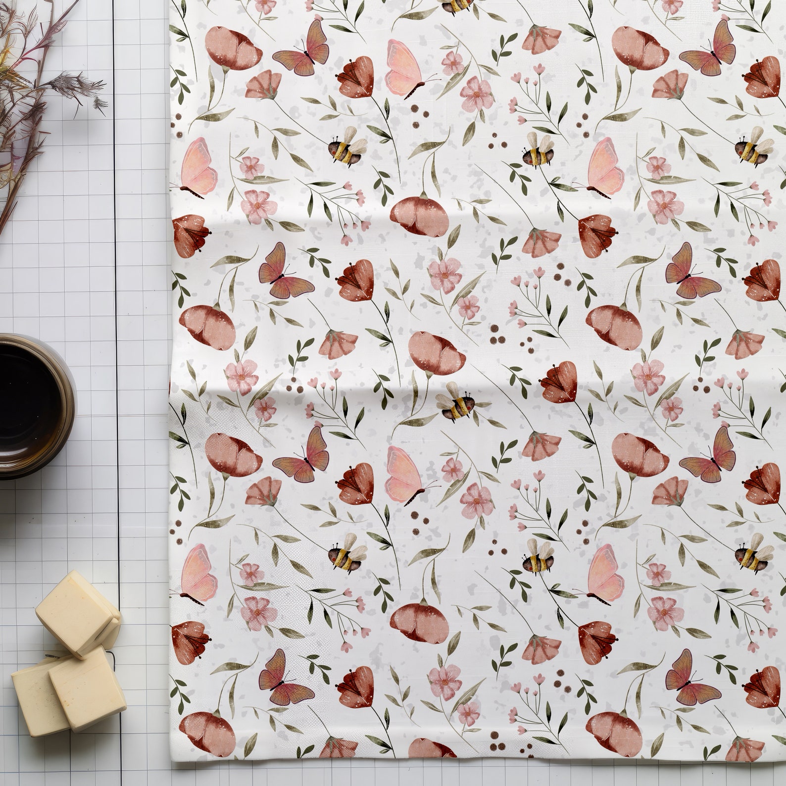 Floral Seamless Pattern Wildflower Digital Paper Summer Floral Design ...