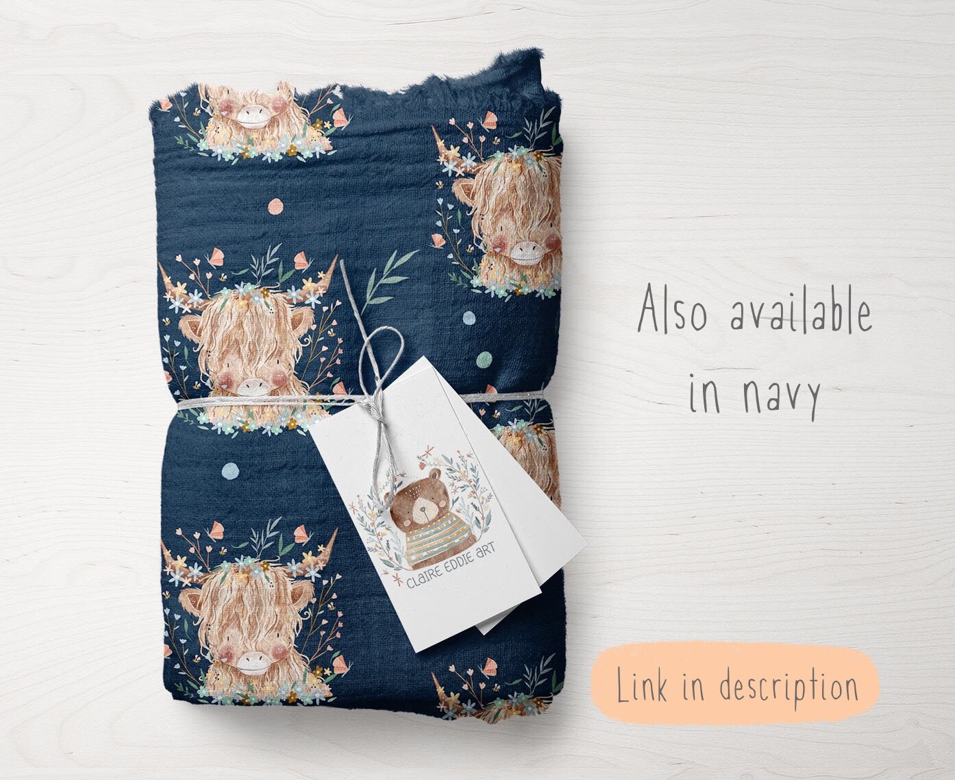 Seamless Pattern Highland Cow Seamless Digital Paper Highland - Etsy