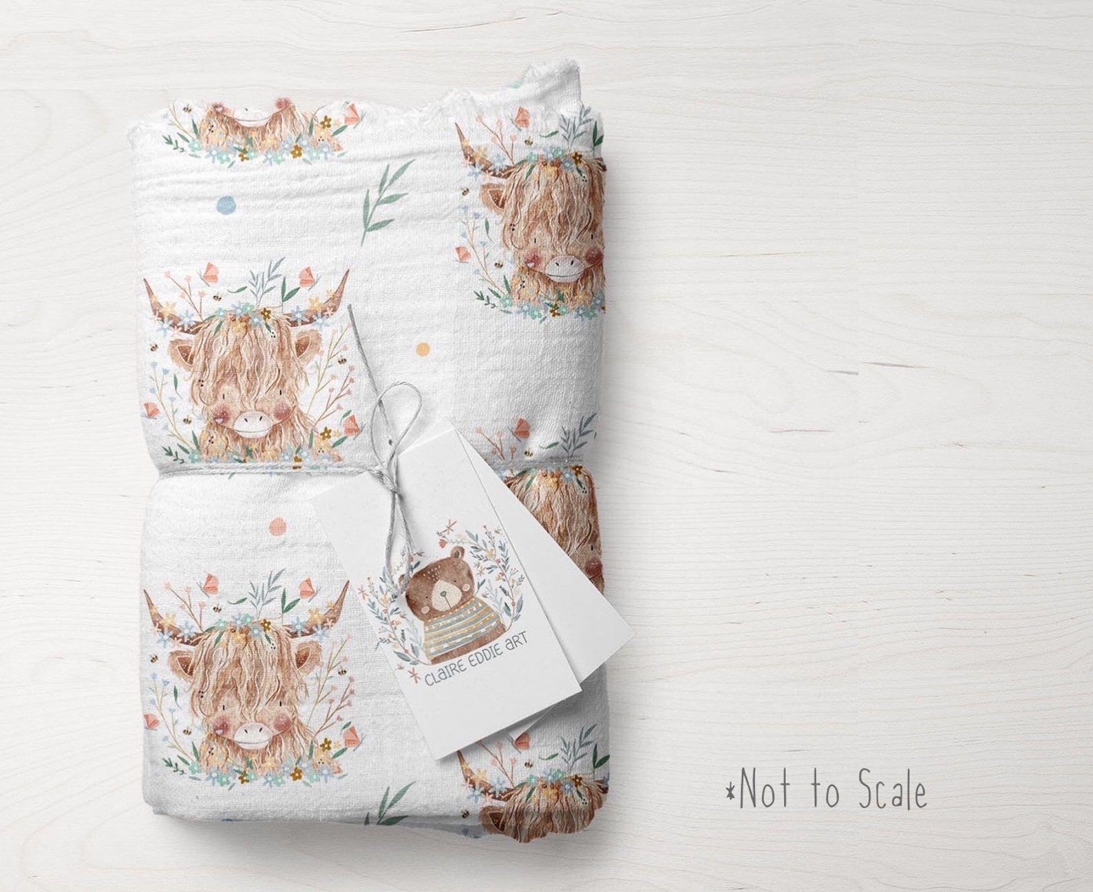 Seamless Pattern Highland Cow Seamless Digital Paper Highland - Etsy