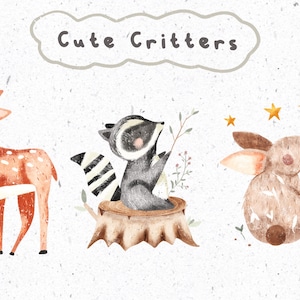 Set of 29 Pngs for Sublimation Mega Woodland PNG Bundle Forest Animals ...