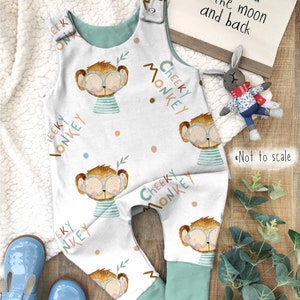 Monkey Seamless Pattern Cheeky Monkey Seamless Repeating Pattern for ...