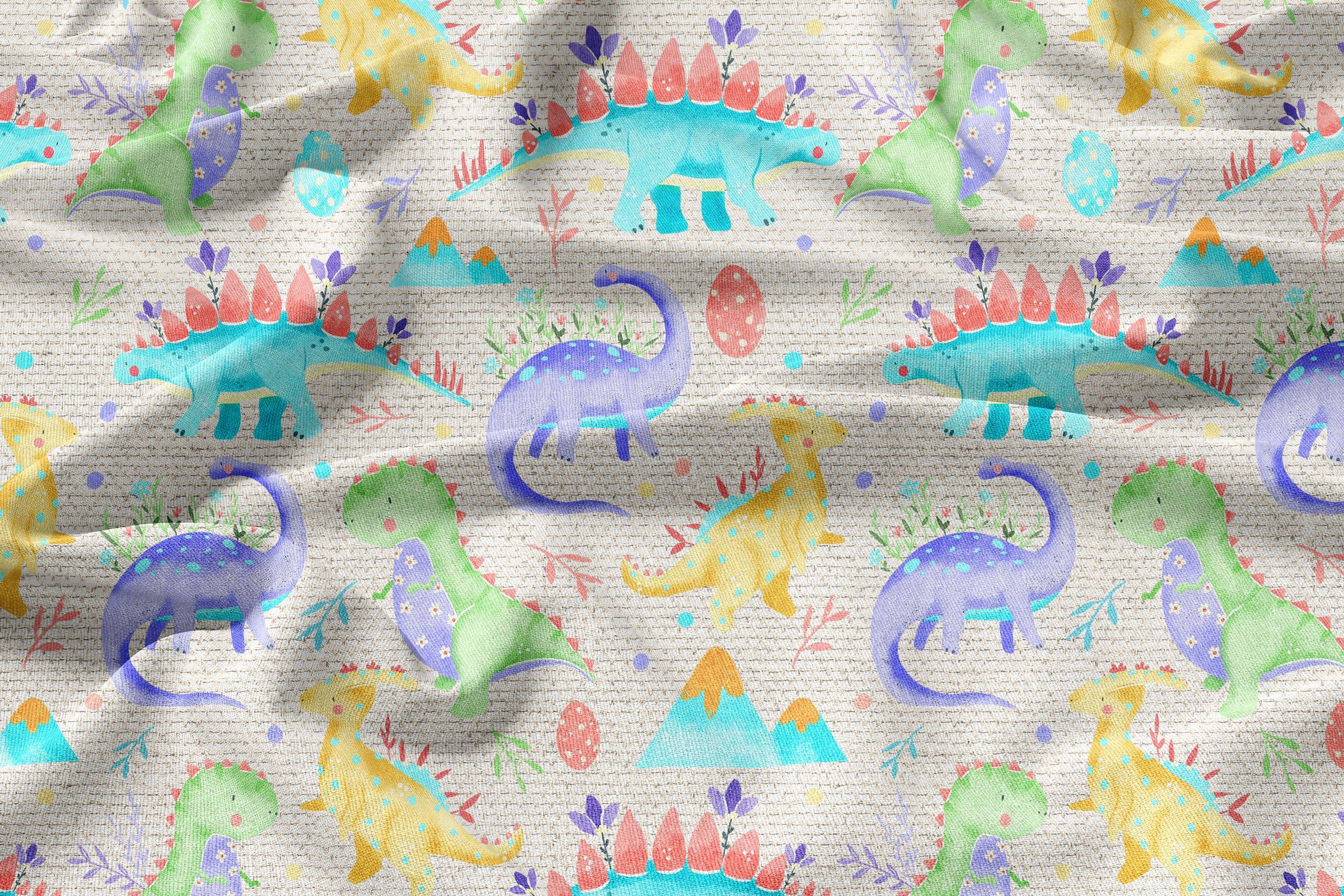Dino Seamless Pattern for Kids Dinosaur Repeating Print for - Etsy