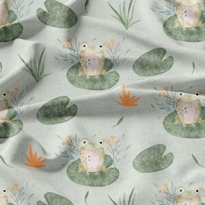 Seamless Pattern Frog Repeating Pattern Frog Surface Pattern Cute Frog ...