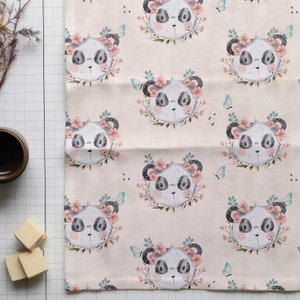 Panda Seamless Pattern BOHO Kids Repeating Pattern for Fabric Baby Girl ...