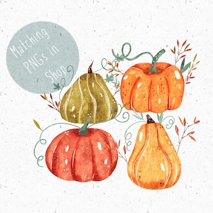 Boho Fall Pumpkin Seamless Pattern File Autumn Repeat Pattern for ...