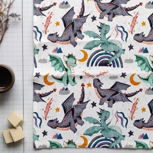 Dragon Seamless Pattern Boys Dragon Repeating Pattern for Fabric Knight ...