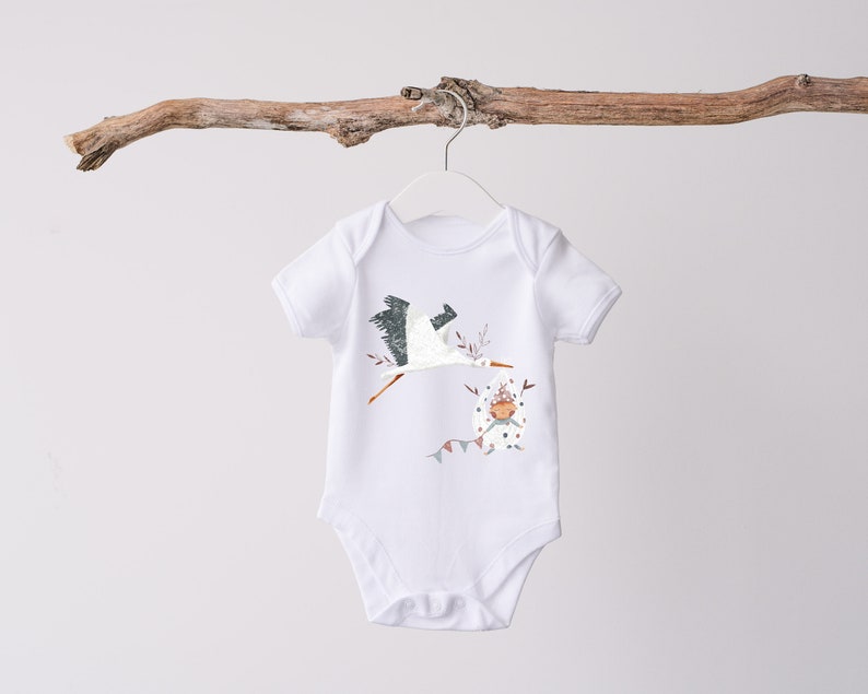 PNG for Sublimation, Stork PNG, Png New Baby Clothing, Stork Png File ...