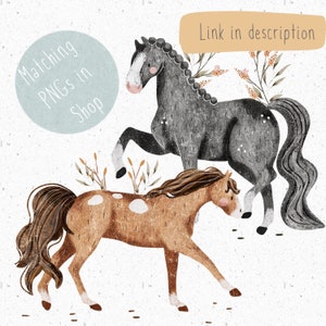 Horse Seamless Pattern Pony Digital Paper Horse-riding Repeat Pattern ...
