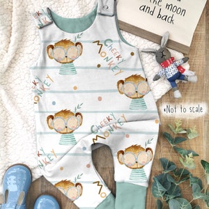 Seamless Pattern Cute Monkey Sublimation Kids Repeating Pattern for ...