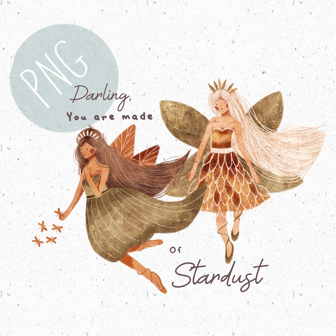 Fairy Png for Sublimation Stardust Quote Clipart Magical Fairy Png ...