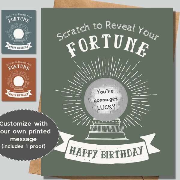 Birthday Scratch off Card - Etsy