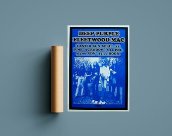 Deep Purple Poster - Etsy