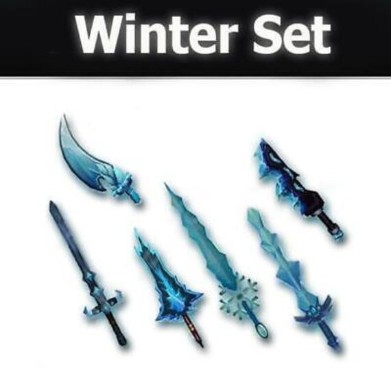 Roblox Murder Mystery 2 MM2 Winter Set read Description Fast - Etsy