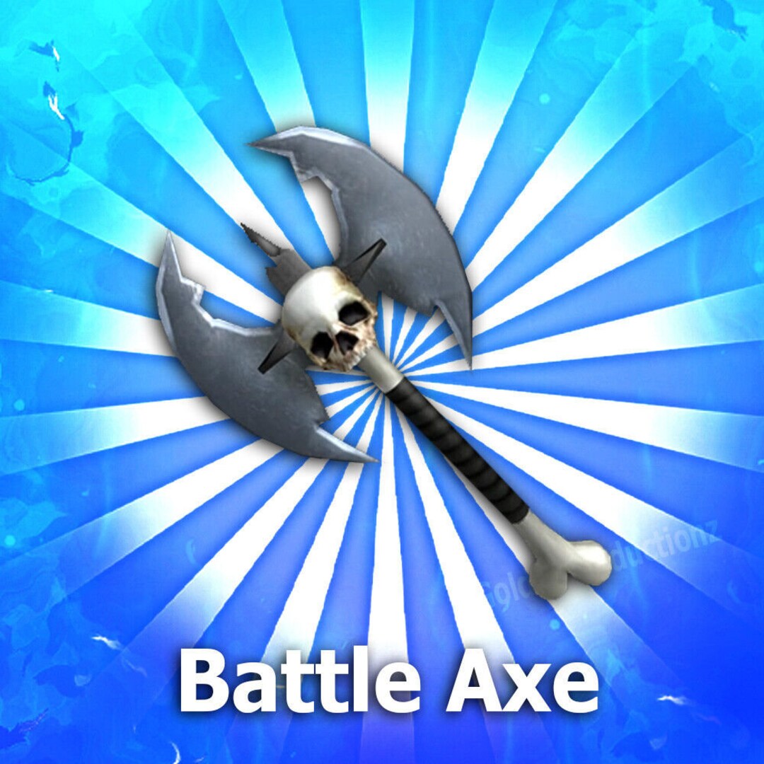 Roblox Murder Mystery 2 MM2 Battleaxe read Description Fast - Etsy