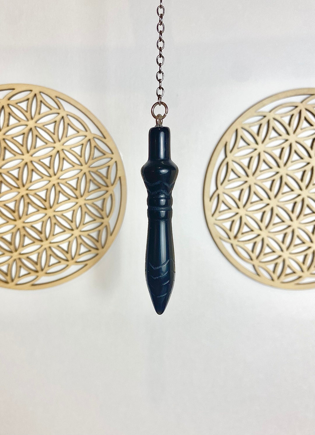 Mini Thot Pendulum Tourmaline Stone Egyptian Pendulum Stone Dowsing - Etsy