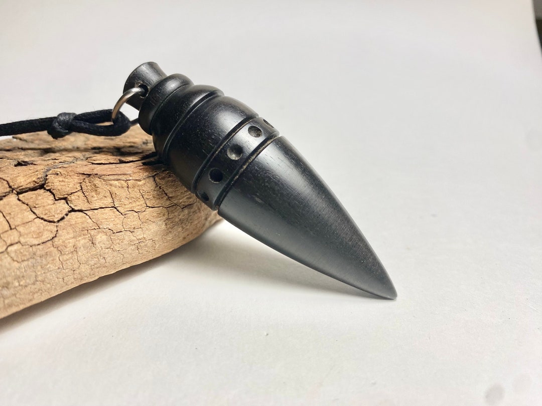 Weighted Ebony Wood Pendulum From Gabon Drop Ebony Pendulum Handmade ...