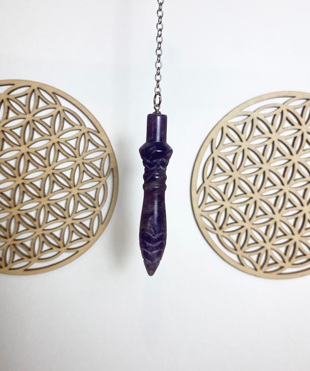 Mini Thoth Pendulum Amethyst Stone Egyptian Pendulum Dowsing Stone - Etsy