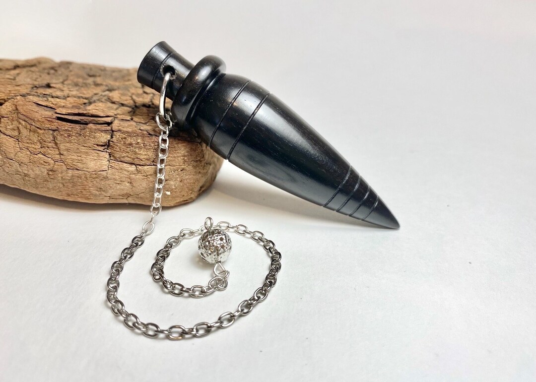 Wooden Pendulum, Ebony Wood Pendulum, Drop Pendulum - Etsy