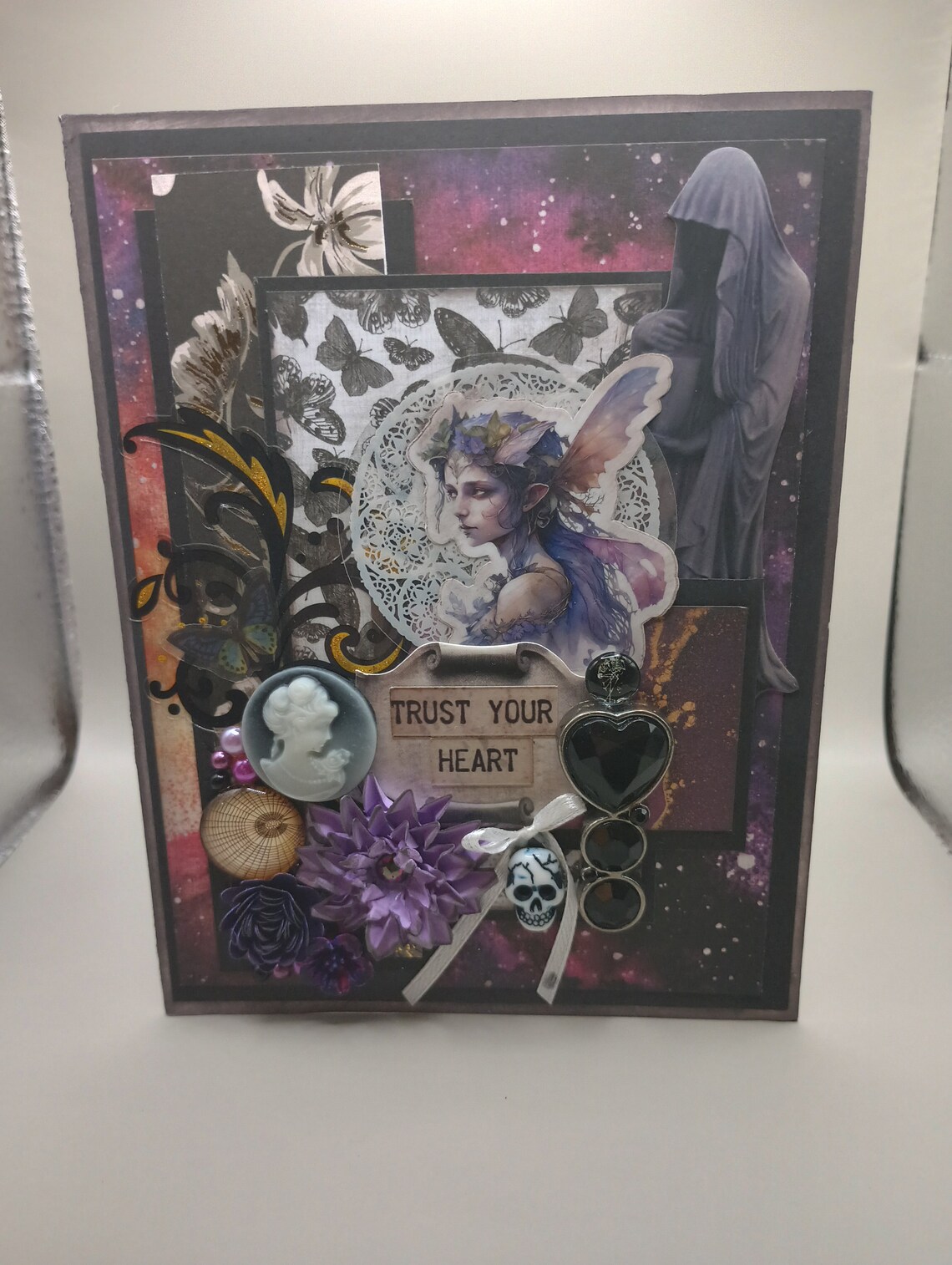 Handmade Greeting Card Gothic - Etsy