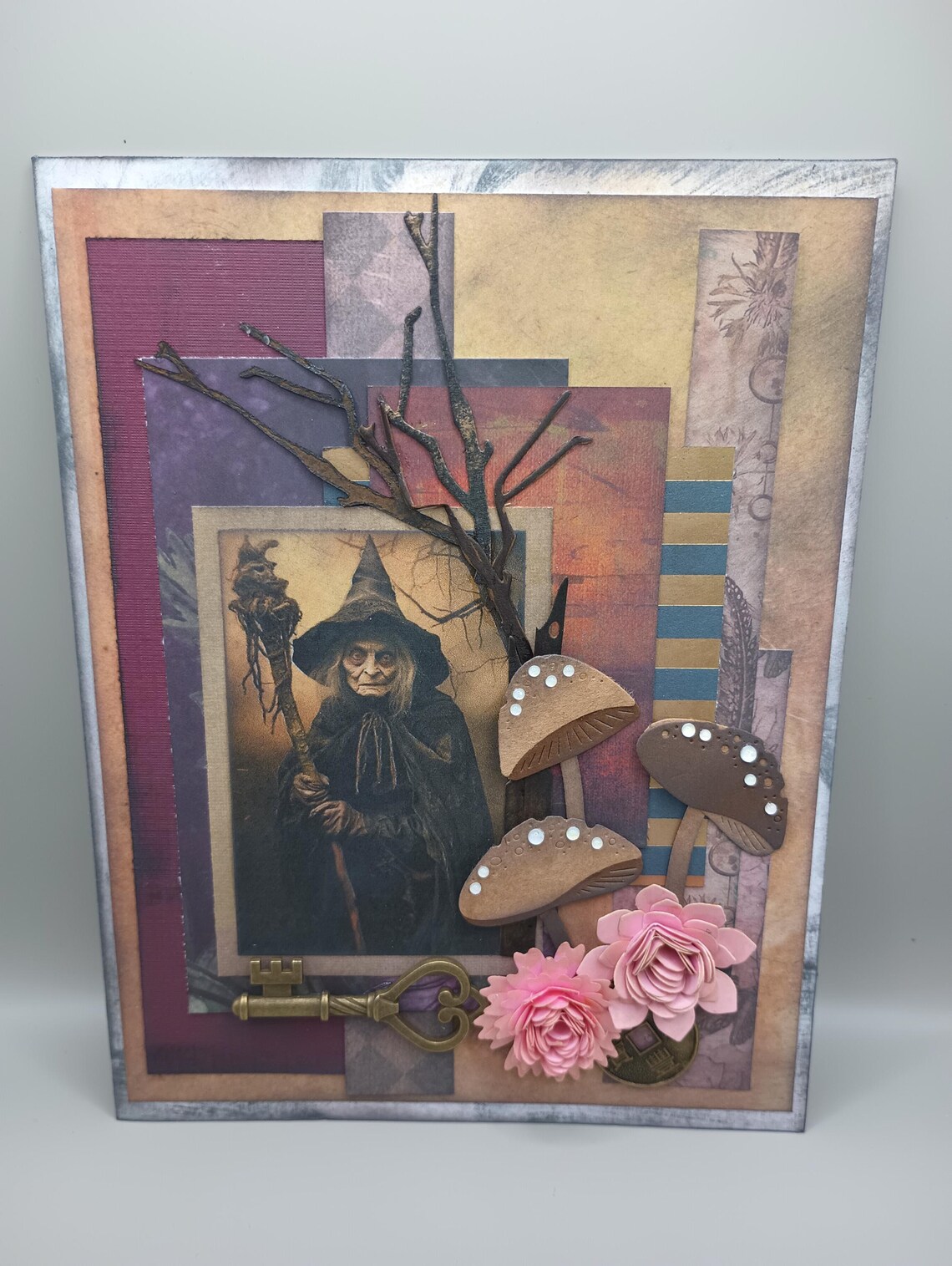Handmade Greeting Card Witch - Etsy