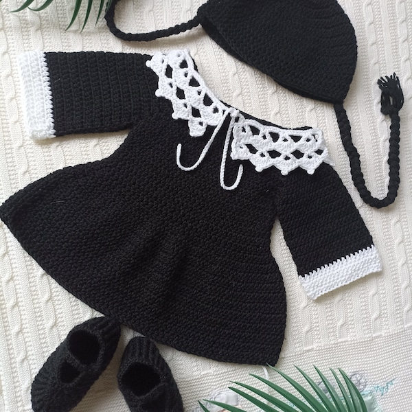 Wednesday Addams Infant Costume - Etsy
