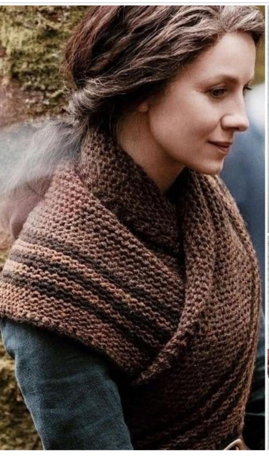 Claire Work Shawl, Outlander Triangle Sweater Wrap, Scarf for Women ...