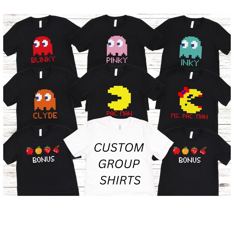 Pac Man Group Halloween Costumes - Etsy