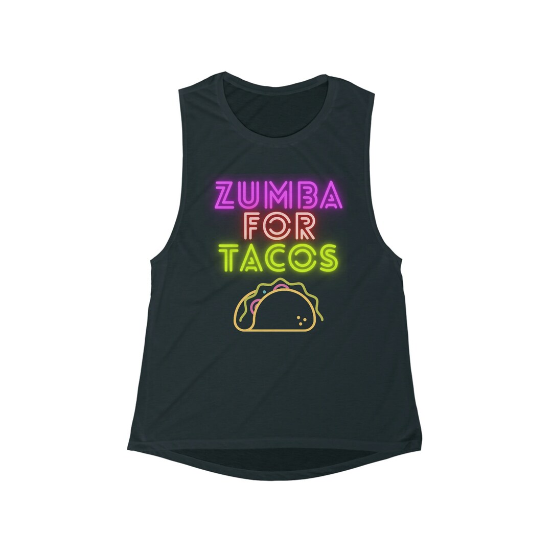 Tacos T-shirt, Zumba T-shirt, Taco Lover, Funny Workout Shirt, Cinco De ...