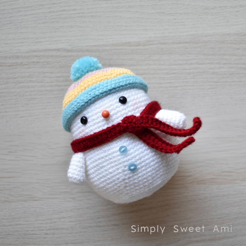 Snowman Amigurumi Crochet Pattern - Etsy