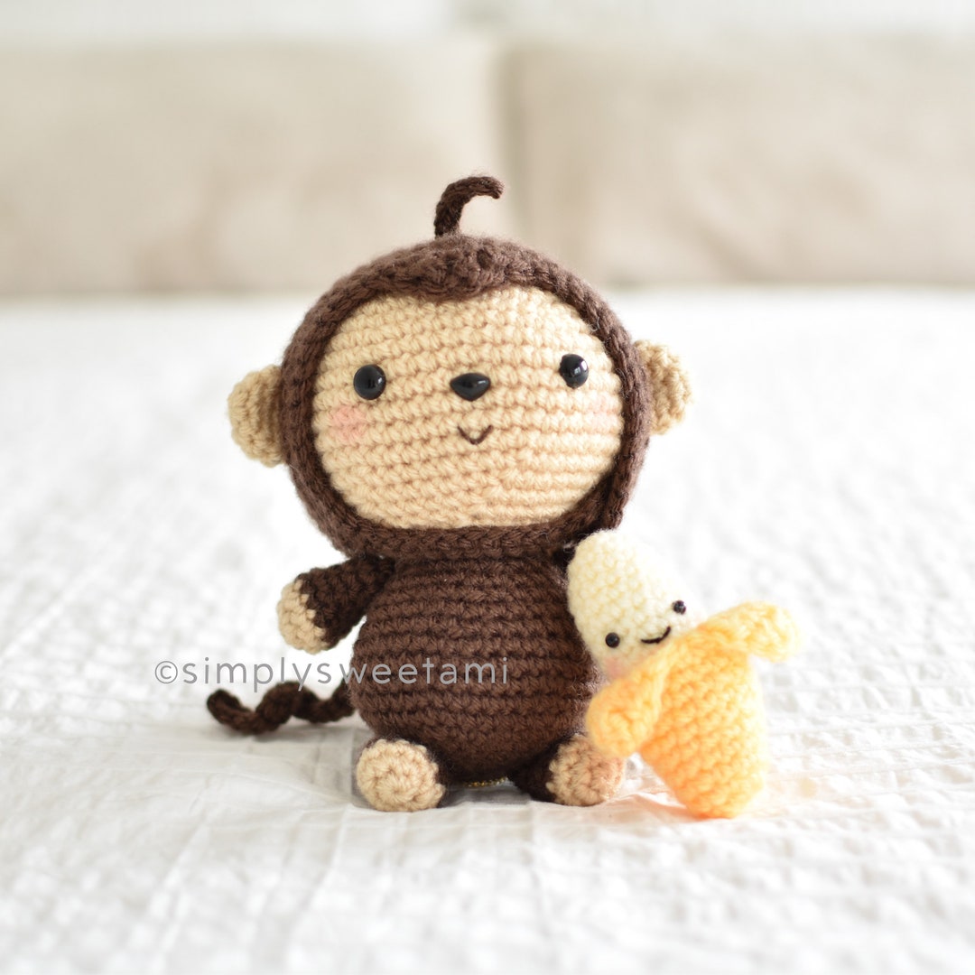 Monkey Amigurumi Crochet Pattern - Etsy
