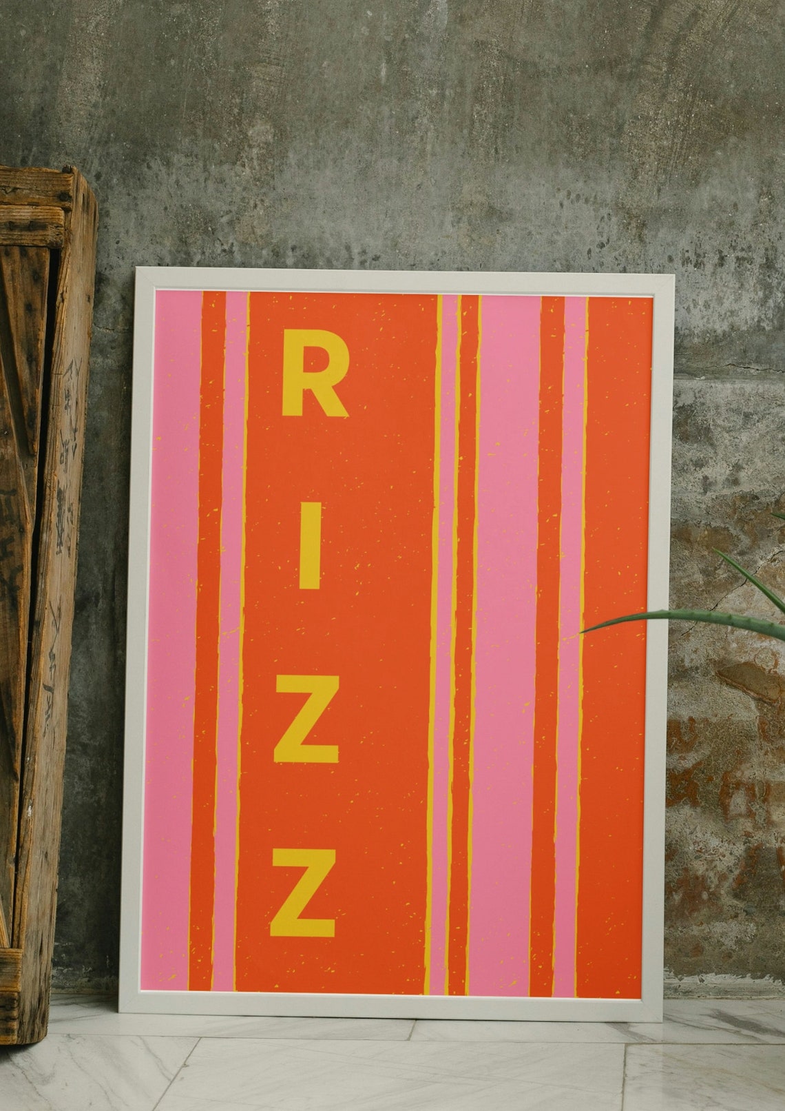 Rizz, Art, Slang, Charisma, Digital Poster, Download Art, Wall Decor - Etsy