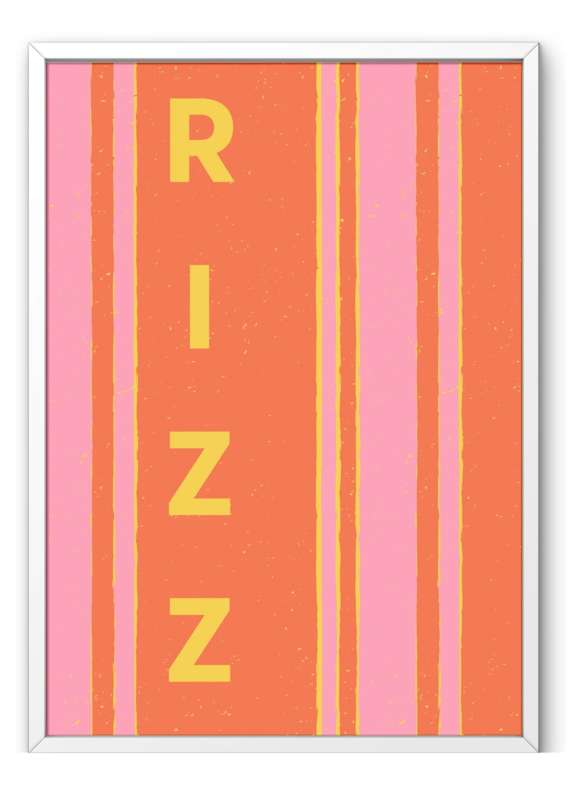 Rizz, Art, Slang, Charisma, Digital Poster, Download Art, Wall Decor - Etsy