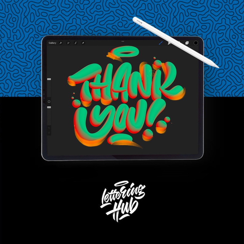 Procreate 3D Brush Bundle, 3D Lettering Procreate Brushes, 3D Brushes ...