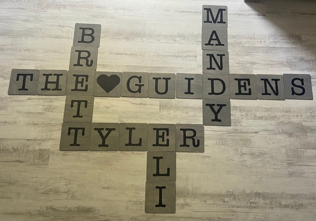 Wood Letter Tiles - Etsy