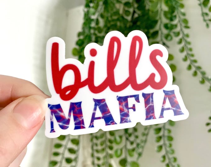 Bills Mafia Sticker, Buffalo Bills Sticker, Football Sticker, Bills ...
