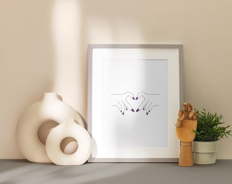 Purple Gen Z Art - Etsy