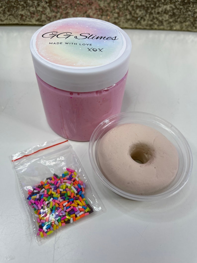 DIY Clay Donut Slime With Rainbow Sprinkles - Etsy