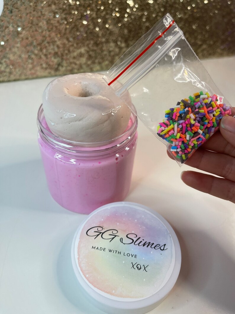 DIY Clay Donut Slime With Rainbow Sprinkles - Etsy