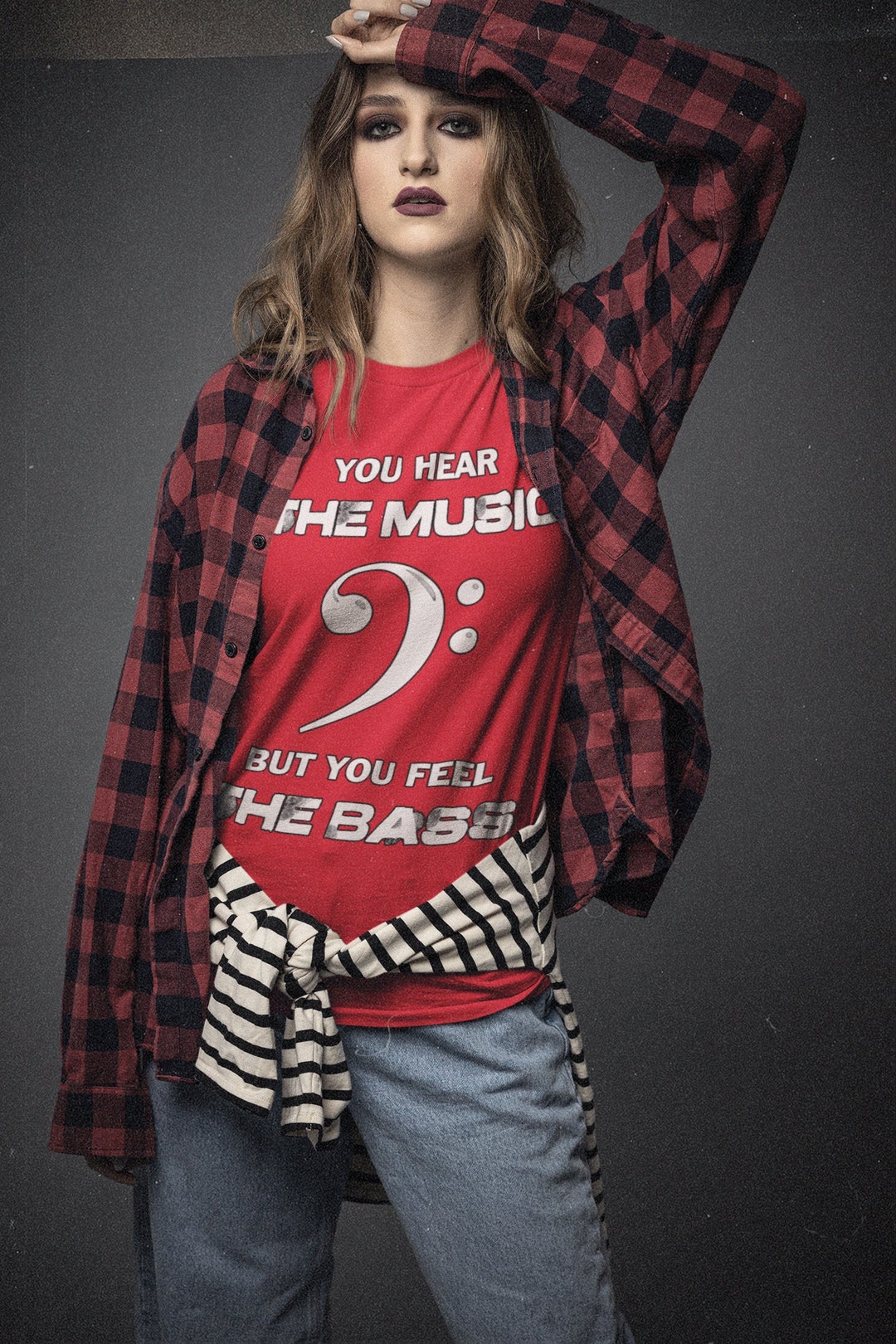 FEEL THE BASS - Ladies Fit / Cool / Funny / Bass / Bass Player ...