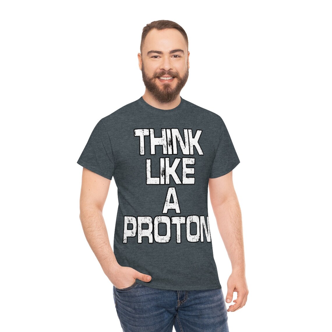 THINK LIKE a PROTON Super Cool Funny Gift T-shirt Divertente - Etsy