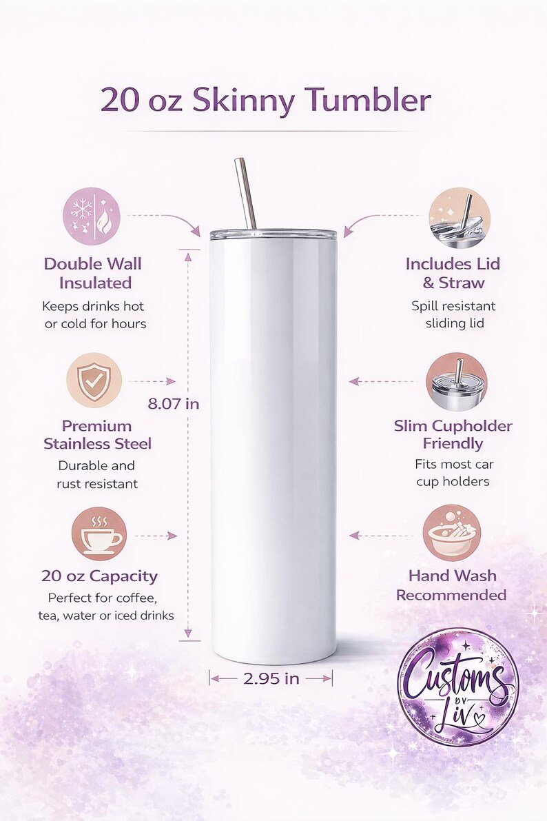 Teacher Daily Affirmations Tumbler | Inspirational 20oz Stainless Steel ...