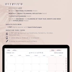 2023 Monthly Weekly Lifestyle Digital Planner Weekly Meal - Etsy