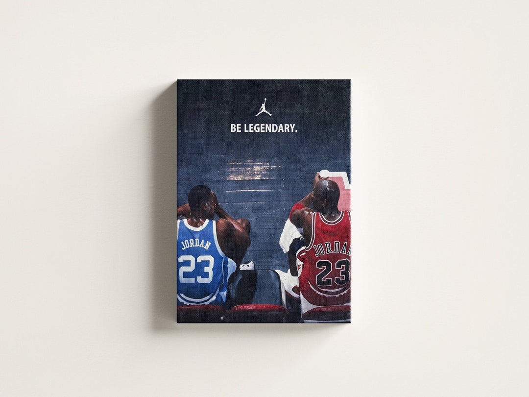 Basketball Be Legendary Poster Motivational Canvas Artwork - Etsy