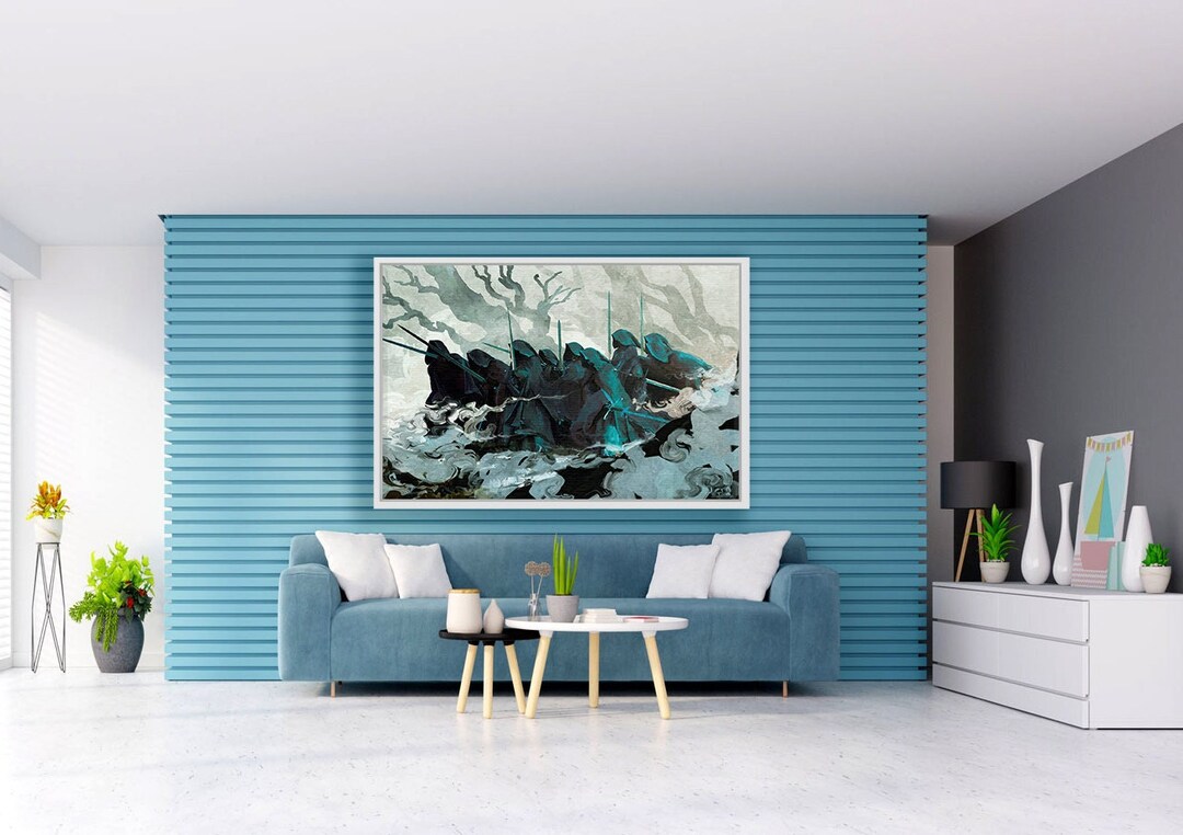 Lord of the Ring Nazgul Canvas Art, Lotr Nazgul Wall Art, Tolkien Home ...