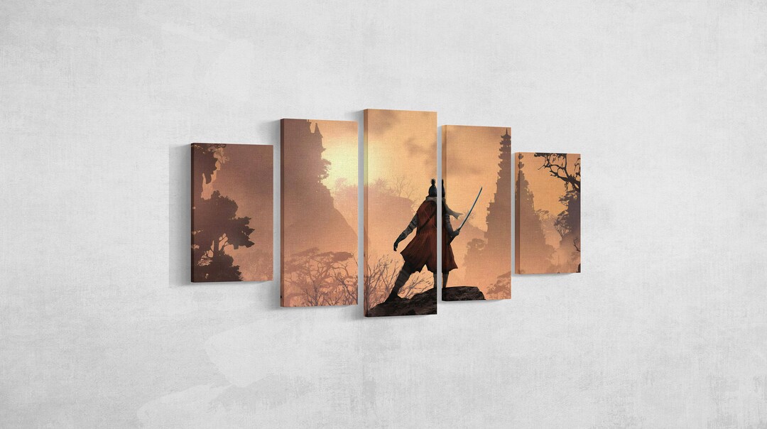 Sekiro Shadows Wall Art, Sekiro Die Twice Canvas, Sekiro in the Woods ...
