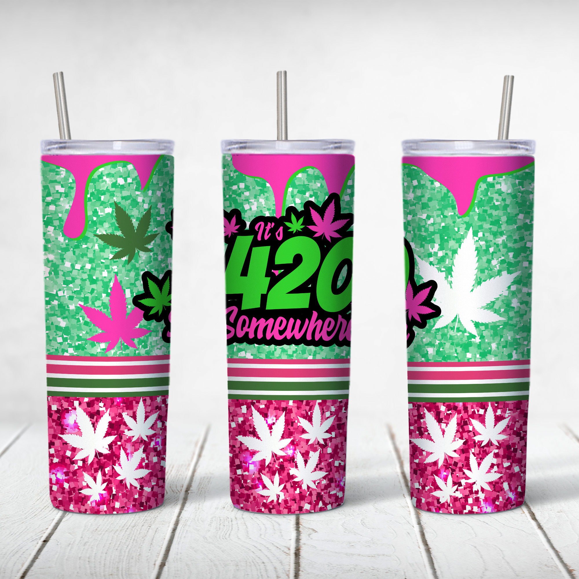 Weed Lover's Delight 420 Somewhere Tumbler Wrap for 20 - Etsy