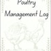 Poultry Management Log, Poultry Record, Poultry Keeping Printable. - Etsy